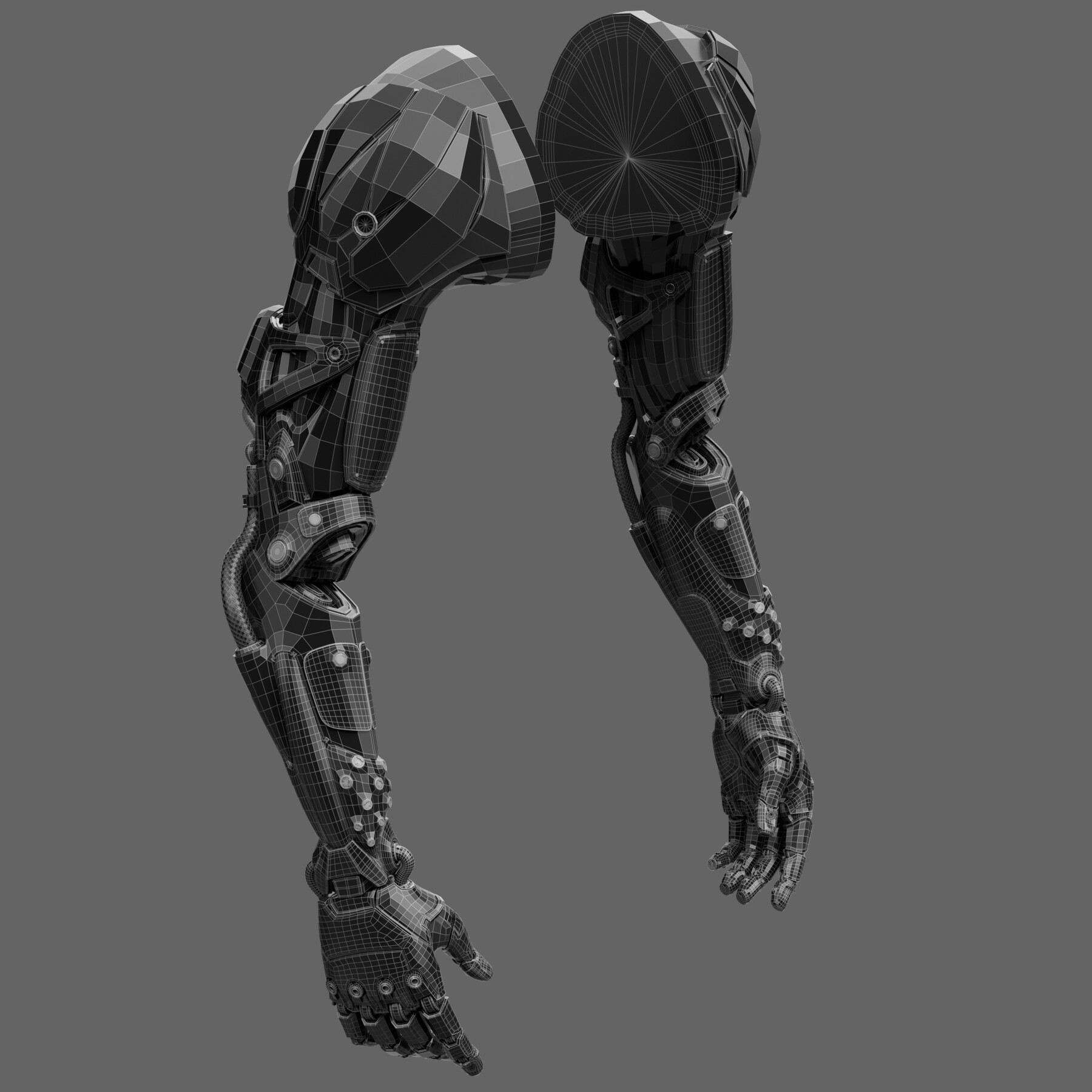 ArtStation - Realistic Cyberpunk Arm Augment | Resources