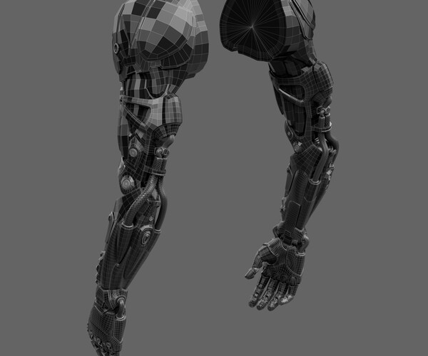 ArtStation - Realistic Cyberpunk Arm Augment | Resources