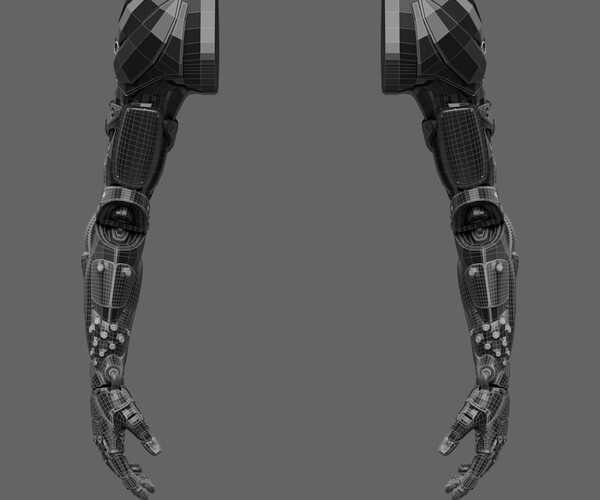 ArtStation - Realistic Cyberpunk Arm Augment | Resources