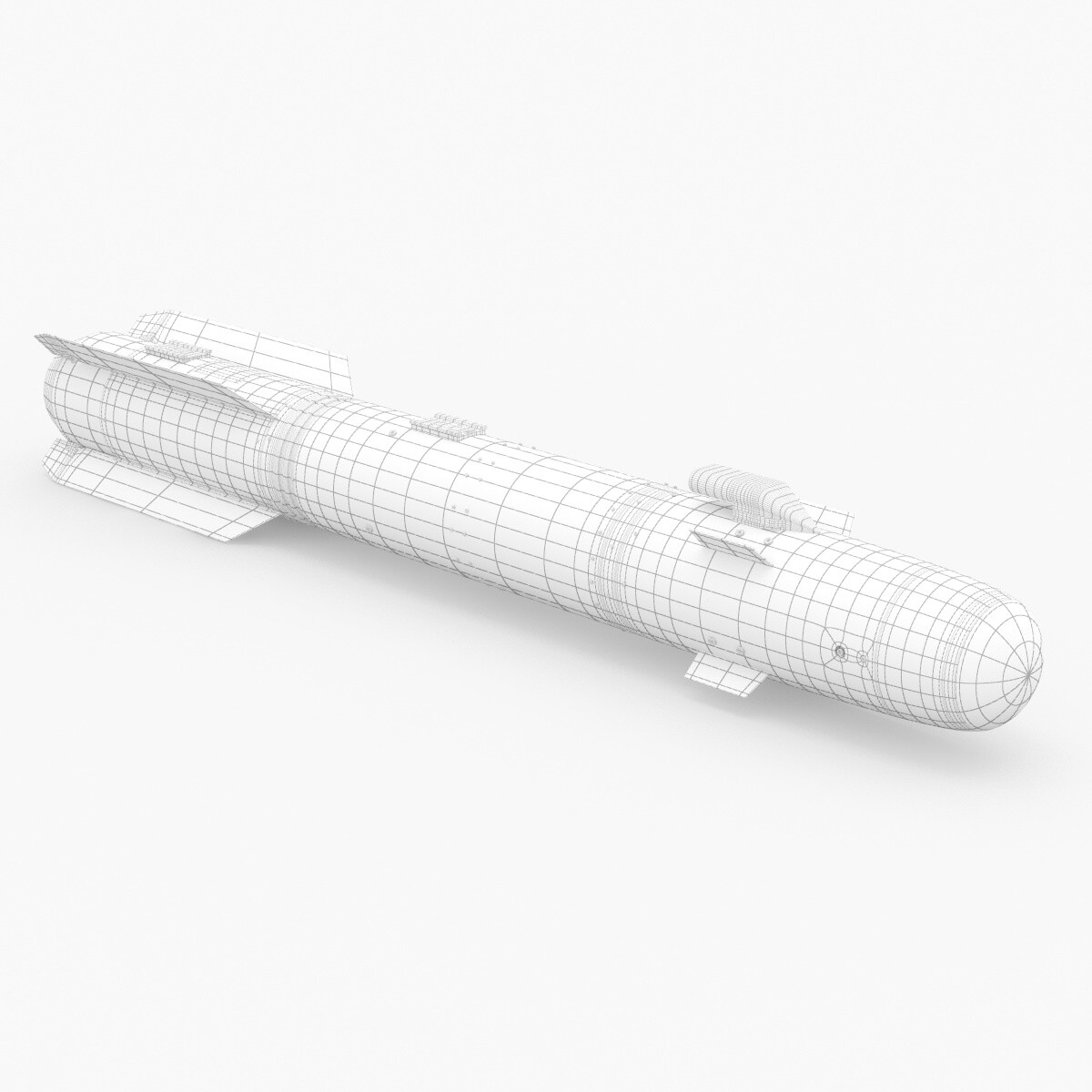 ArtStation - AGM-114R Hellfire, Air-to-Ground Missile 3D Model | Resources