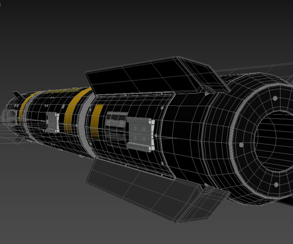 ArtStation - AGM-114R Hellfire, Air-to-Ground Missile 3D Model | Resources