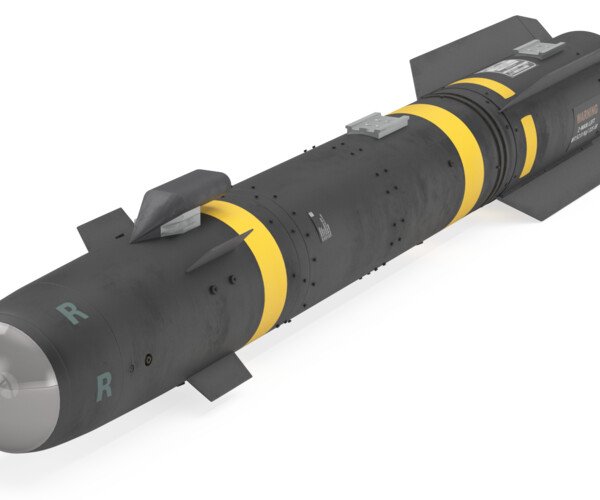 ArtStation - AGM-114R Hellfire, Air-to-Ground Missile 3D Model | Resources