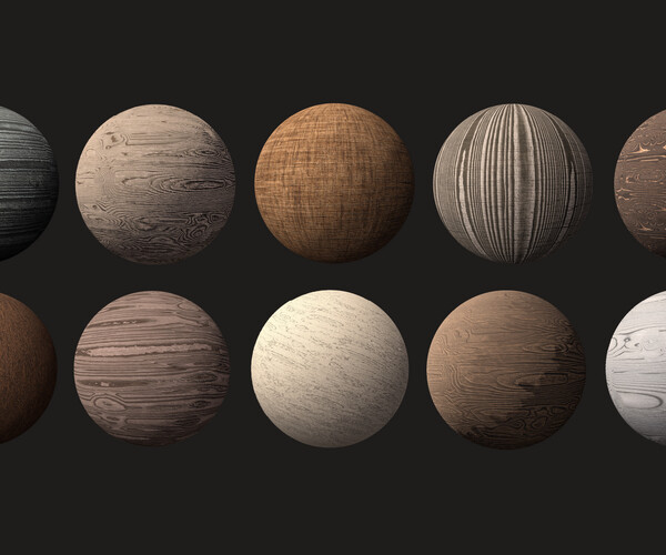 ArtStation - 20 Wood Material Set | Resources