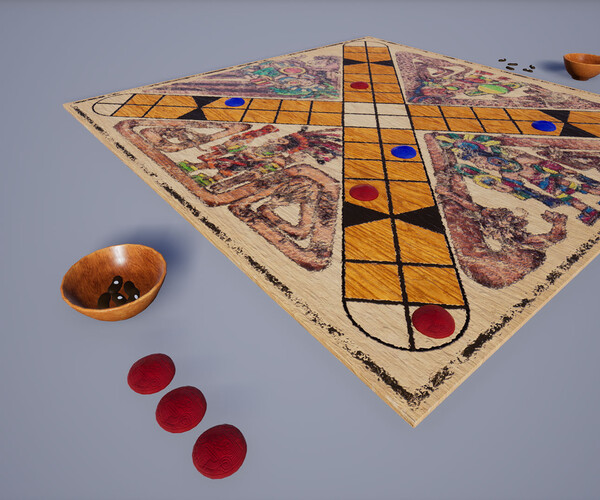 ArtStation - Ancient Board Games - Part 1 (UE4/UE5) | Game Assets