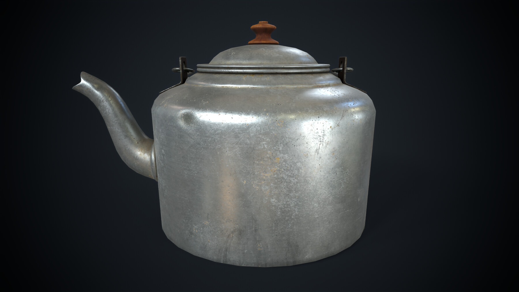 ArtStation - Old aluminum teapot | Game Assets