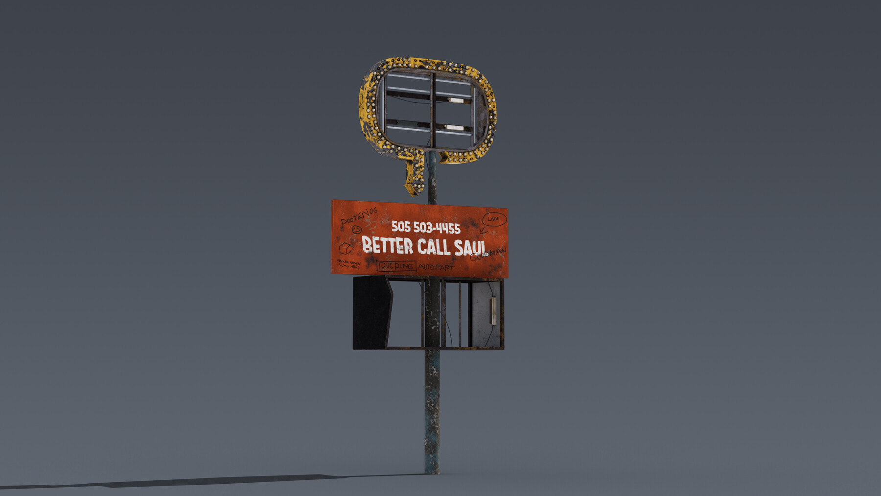 ArtStation - Post Apocalyptic Signs for Maya - 3Ds Max - Blender - C4D ...