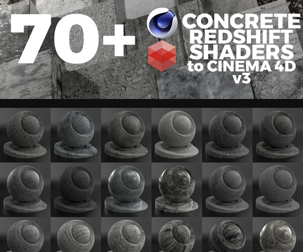 ArtStation - 670 Redshift Shader to Cinema 4d v3 | Resources