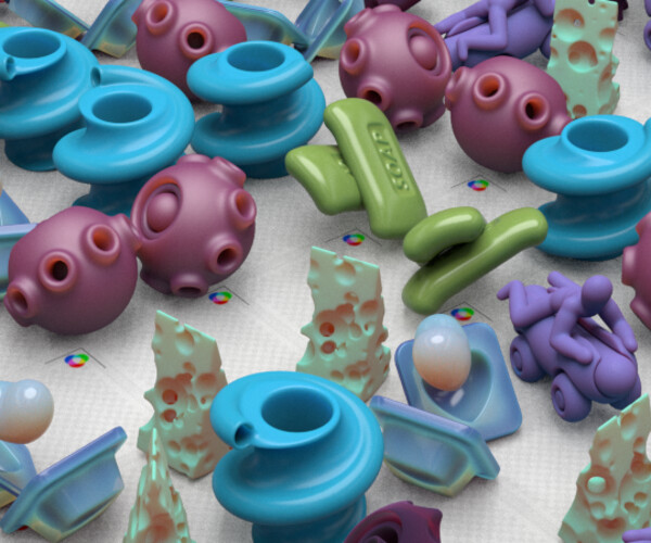 ArtStation - 50+ SSS Redshift Shader C4D v4 | Resources
