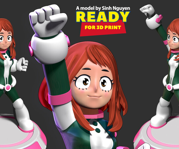 ArtStation - Ochaco Uraraka Fanart | Resources
