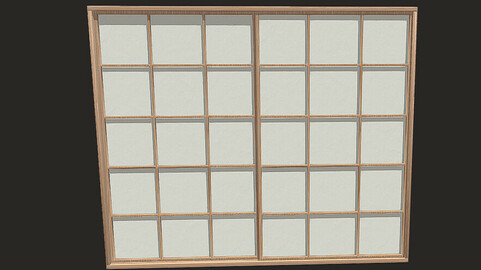 ArtStation - Japanese shoji sliding door | Game Assets