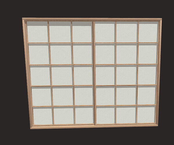 ArtStation - Japanese shoji sliding door | Game Assets