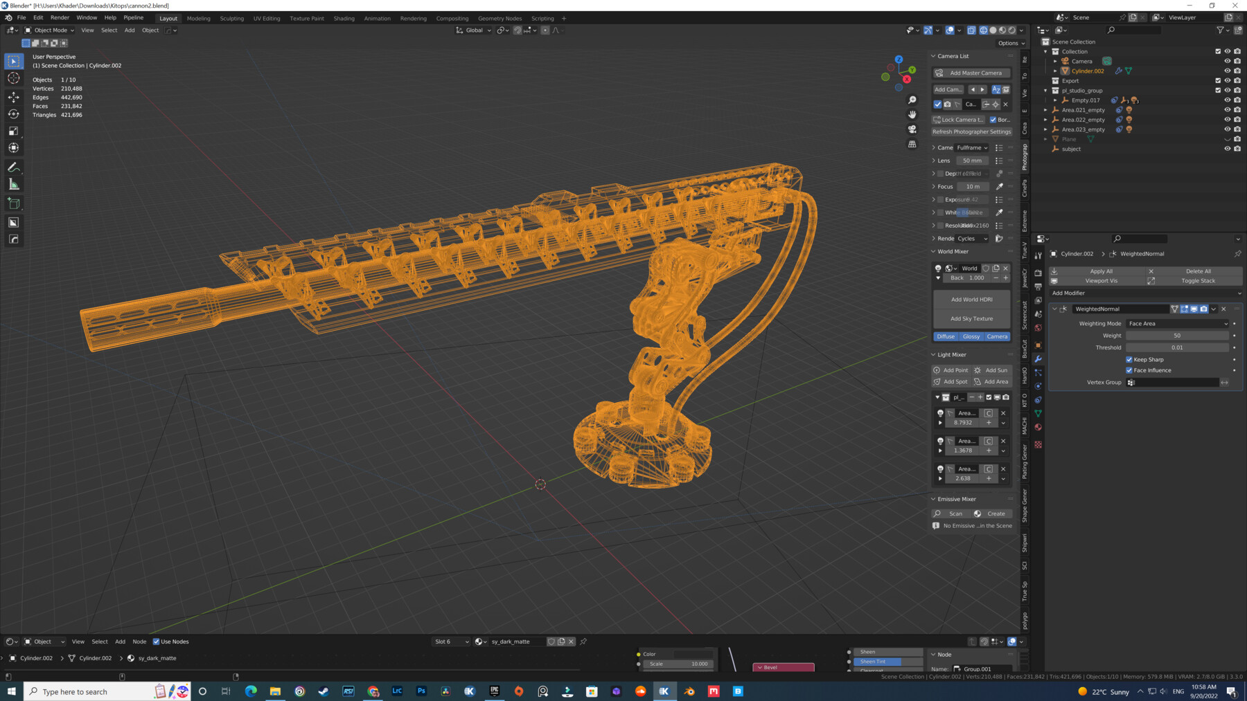 ArtStation - Laser Cannon | Game Assets