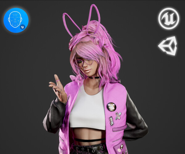 ArtStation - Bunny Gyaru | Game Assets