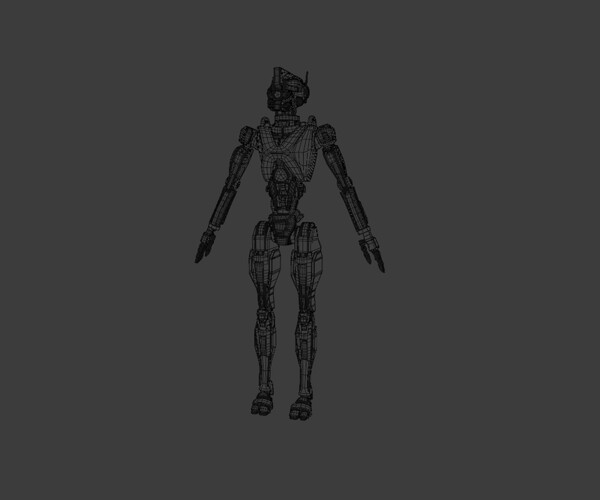 ArtStation - SCI FI ROBOT GAME READY LOW POLY | Resources