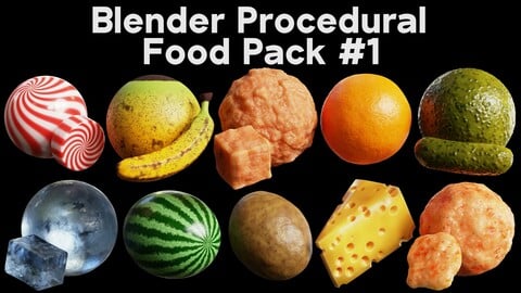 ArtStation - Blender Procedural Material Pack #12 | Resources