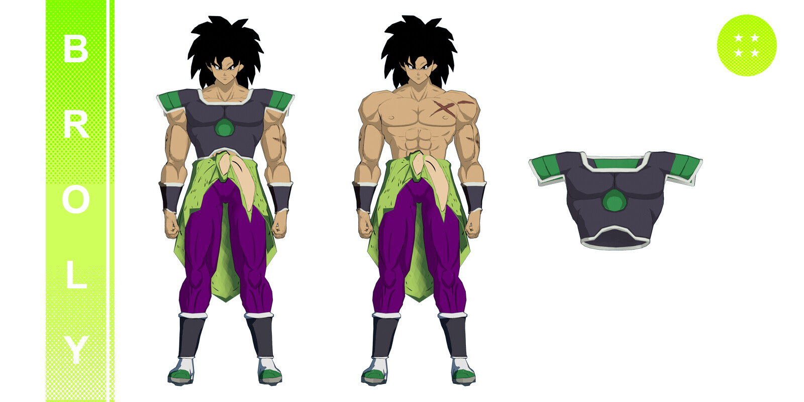ArtStation - 3D Broly Rigged | Resources