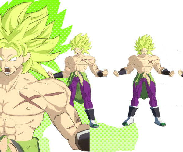 ArtStation - 3D Broly Rigged | Resources