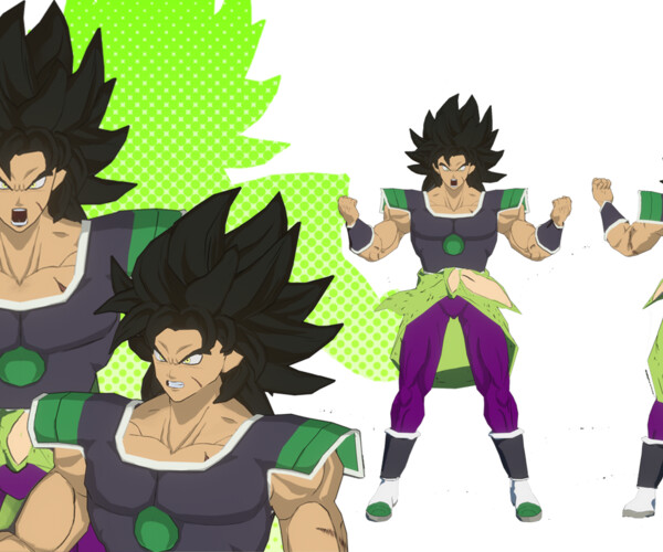 ArtStation - 3D Broly Rigged | Resources