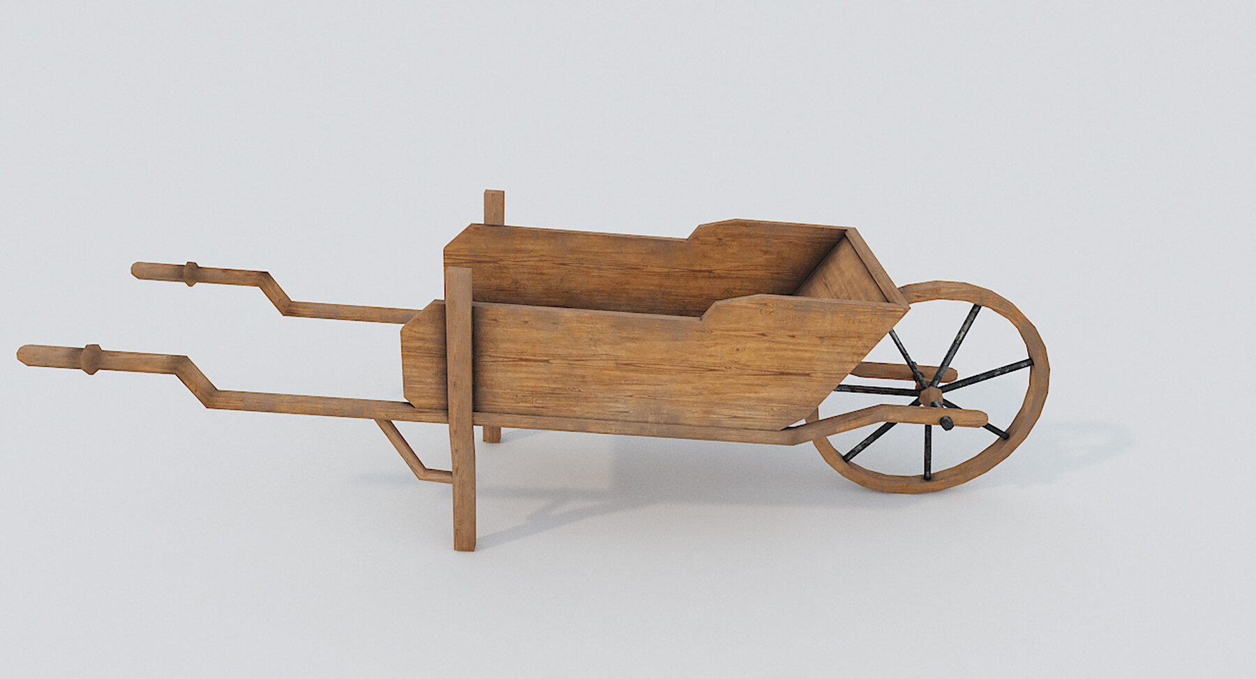 ArtStation - Wooden Barrow | Game Assets