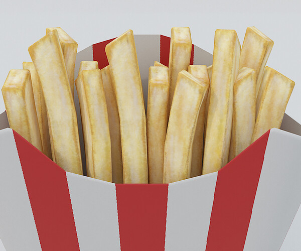 ArtStation - French Fries | Game Assets