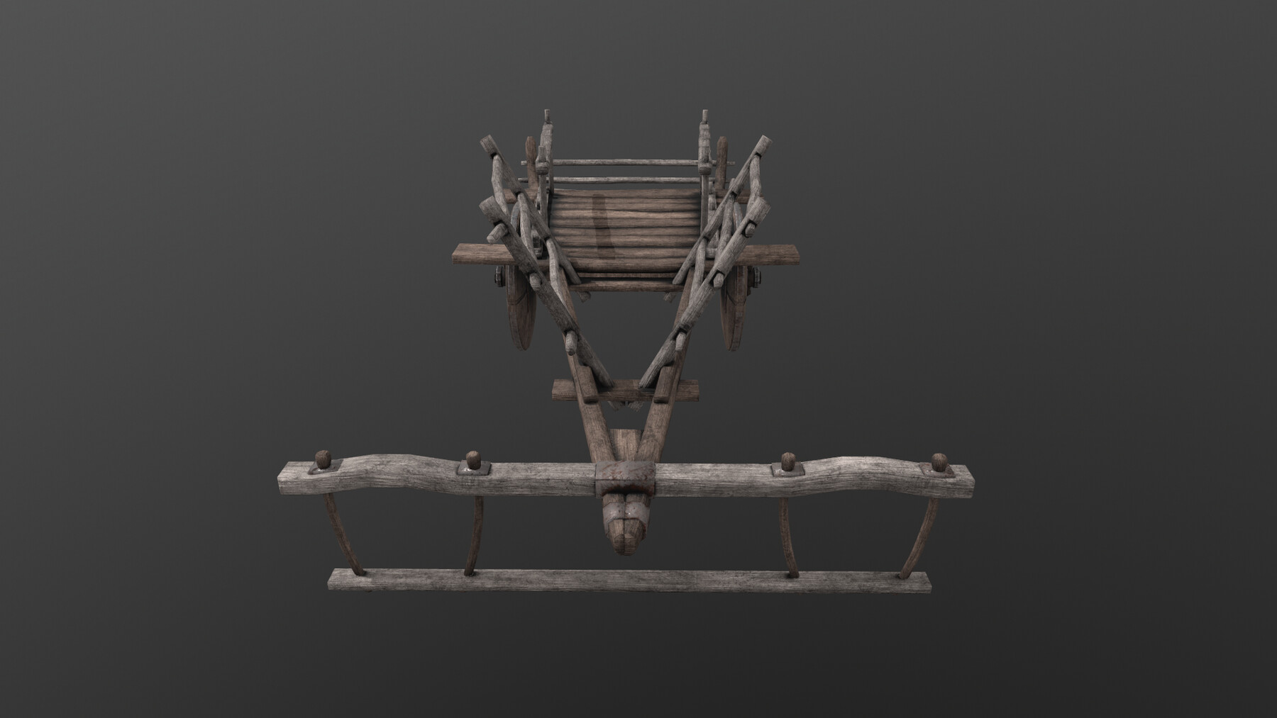 ArtStation - Ox Cart PBR | Game Assets