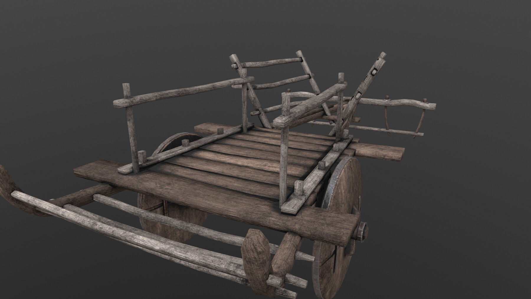 ArtStation - Ox Cart PBR | Game Assets
