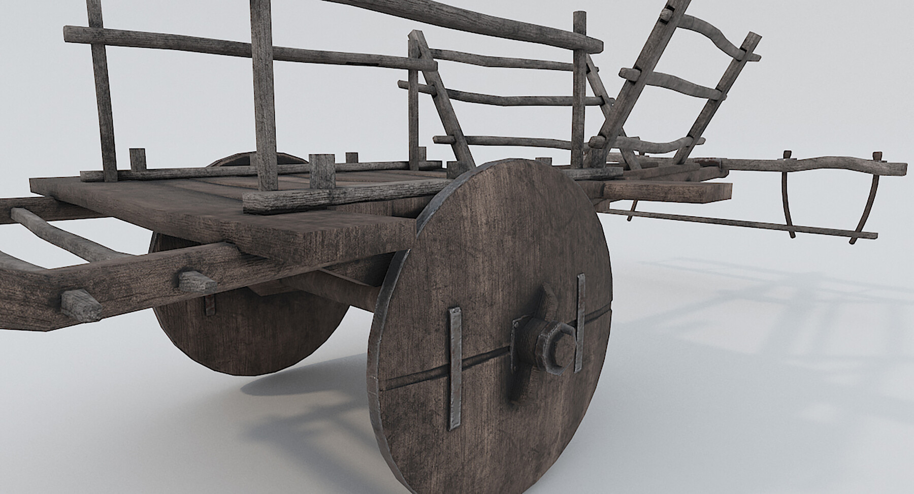 ArtStation - Ox Cart PBR | Game Assets