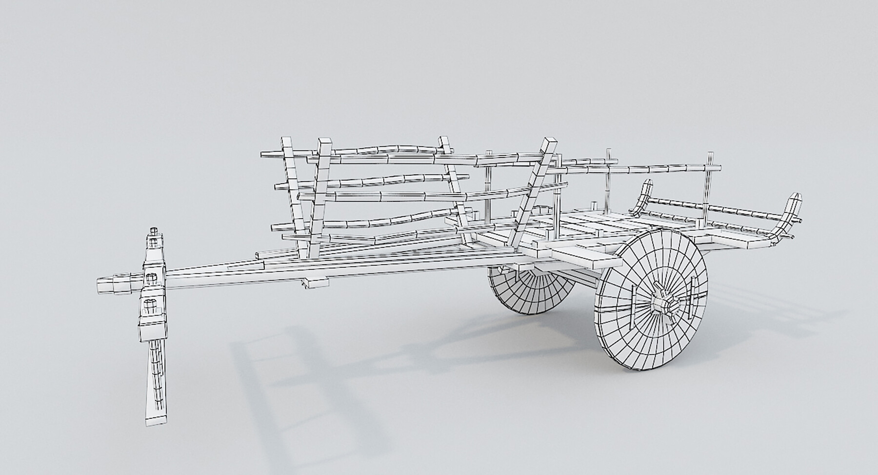 ArtStation - Ox Cart PBR | Game Assets