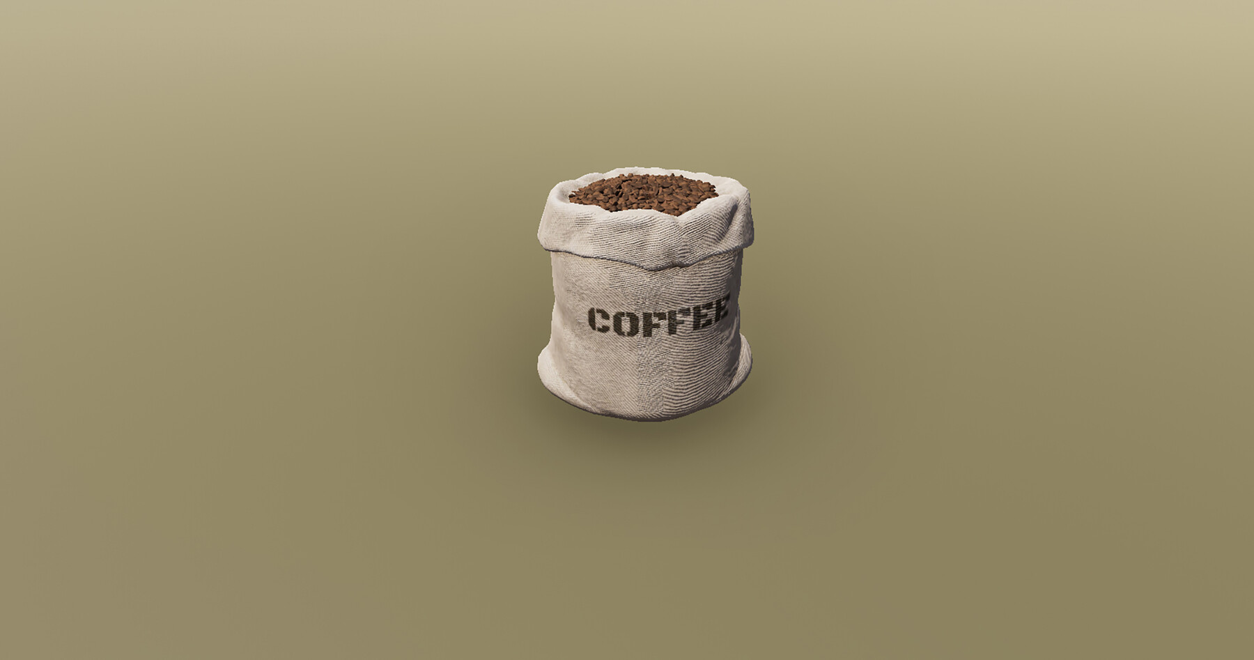 ArtStation - Bag of coffee beans | Game Assets