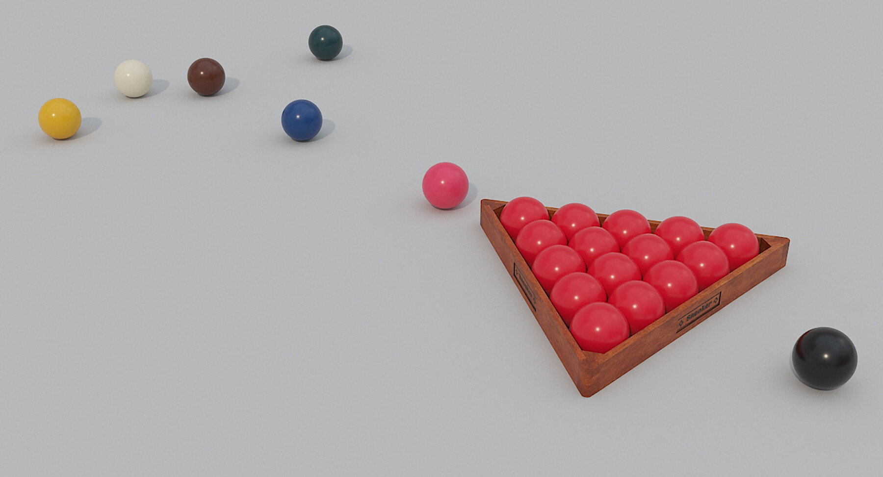 ArtStation - 3D Snooker Balls And Triangle | Game Assets