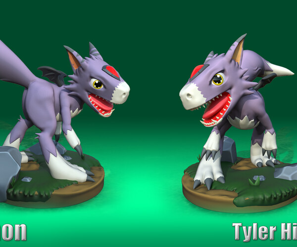 ArtStation - Dorumon - Digimon Sculpt | Resources