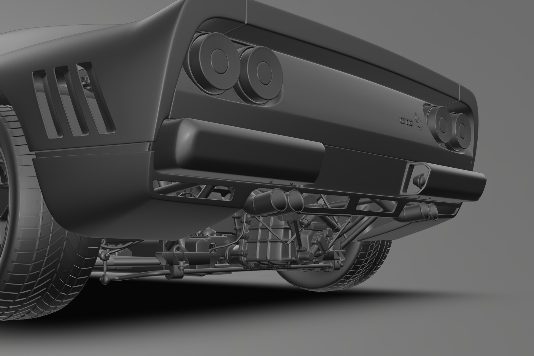 ArtStation - Ferrari 288 GTO 1984 | Game Assets