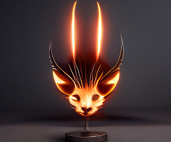 ArtStation - Evil Flaming Cat | Artworks