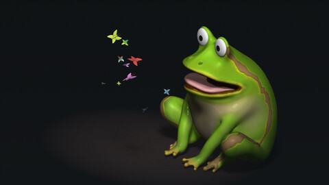 ArtStation - Gazing Frog | Resources