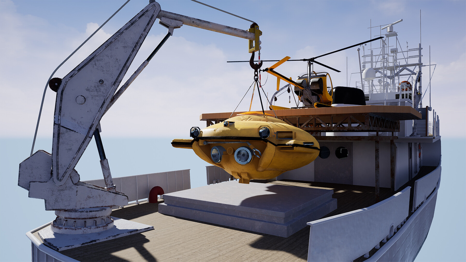 ArtStation - Research Vessel | Game Assets