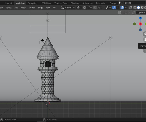 ArtStation - Tower 3D | Game Assets