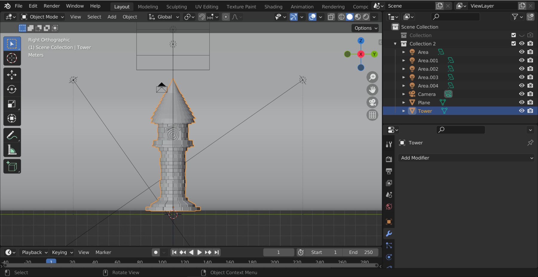 ArtStation - Tower 3D | Game Assets