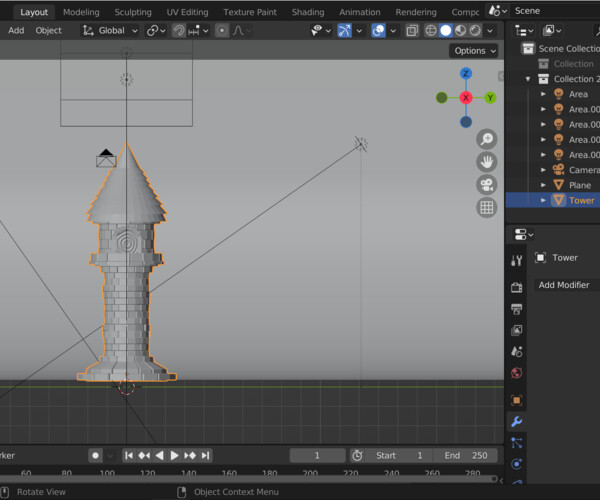 ArtStation - Tower 3D | Game Assets
