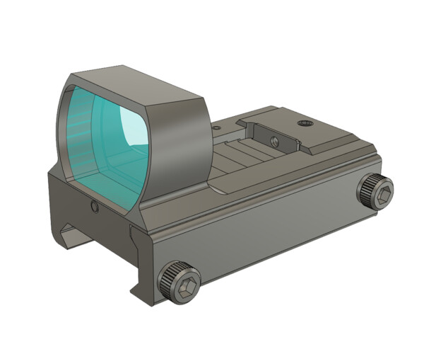 ArtStation - Red Dot Sight Hakko BED-40 | Game Assets