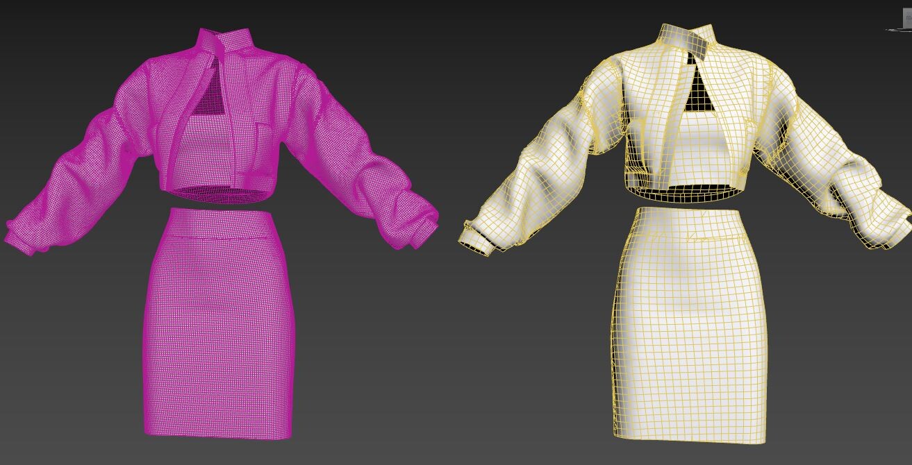 ArtStation - futuristic clothes 3d model outfit | Resources