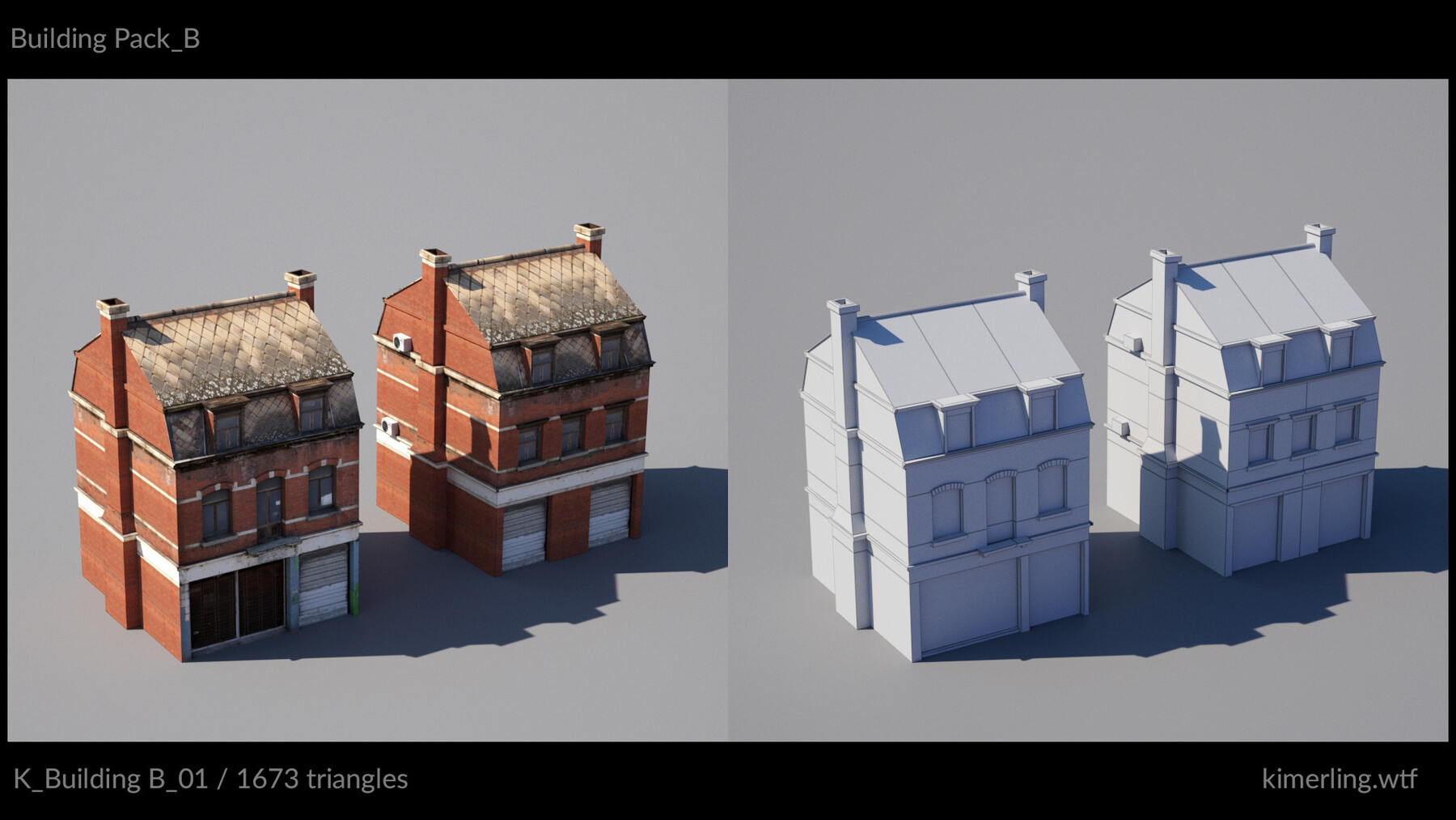 ArtStation - Building pack B | Game Assets