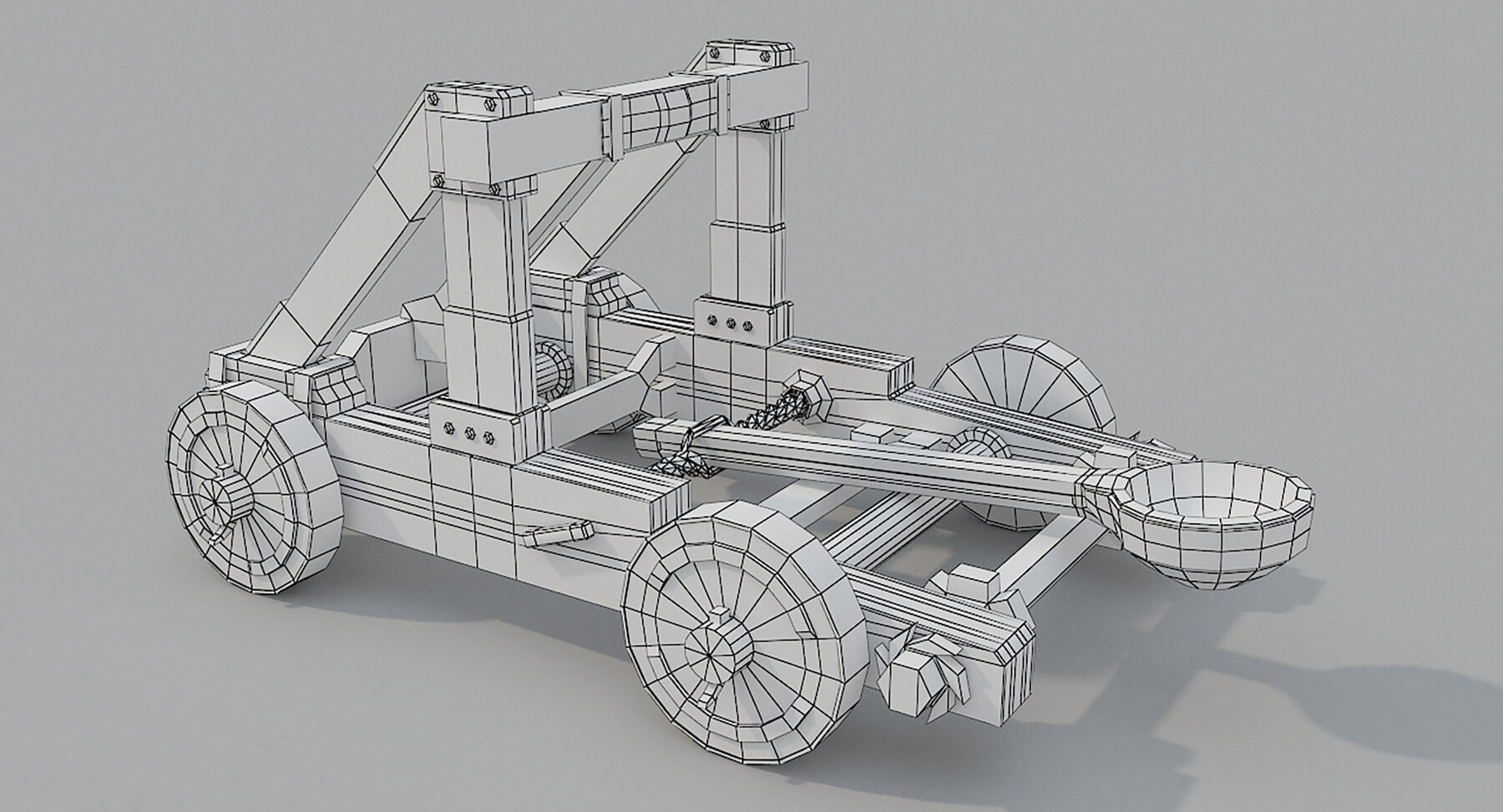 ArtStation - 3D Medieval Catapult | Game Assets