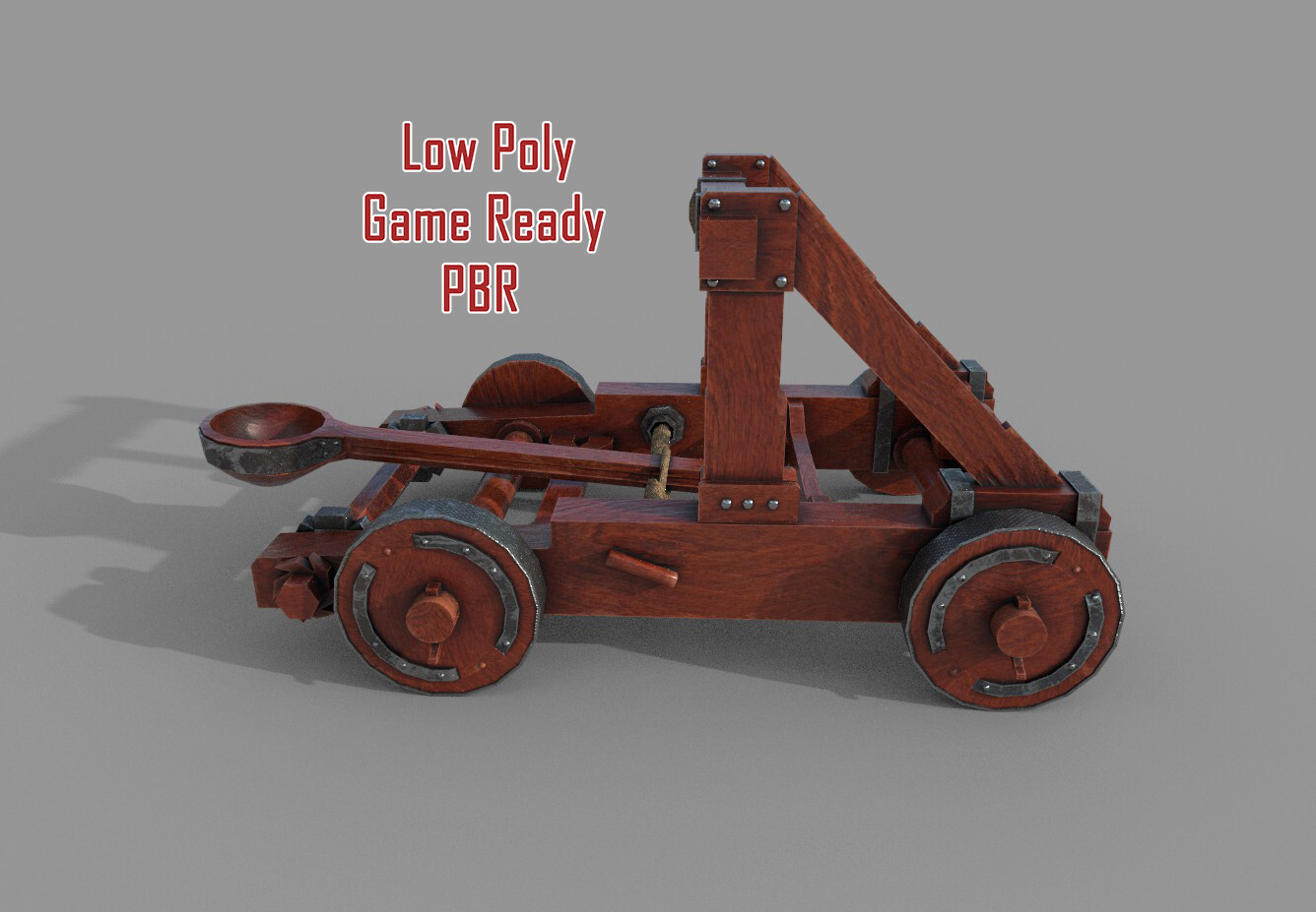 ArtStation - 3D Medieval Catapult | Game Assets