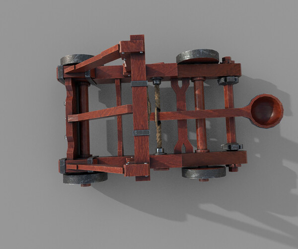 ArtStation - 3D Medieval Catapult | Game Assets