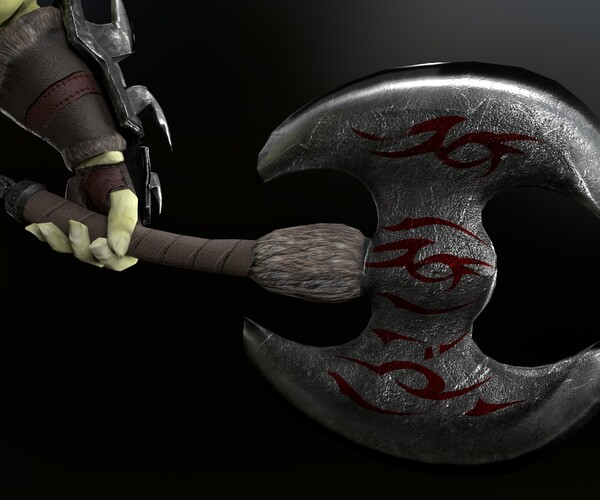 ArtStation - Orc Axes | Game Assets