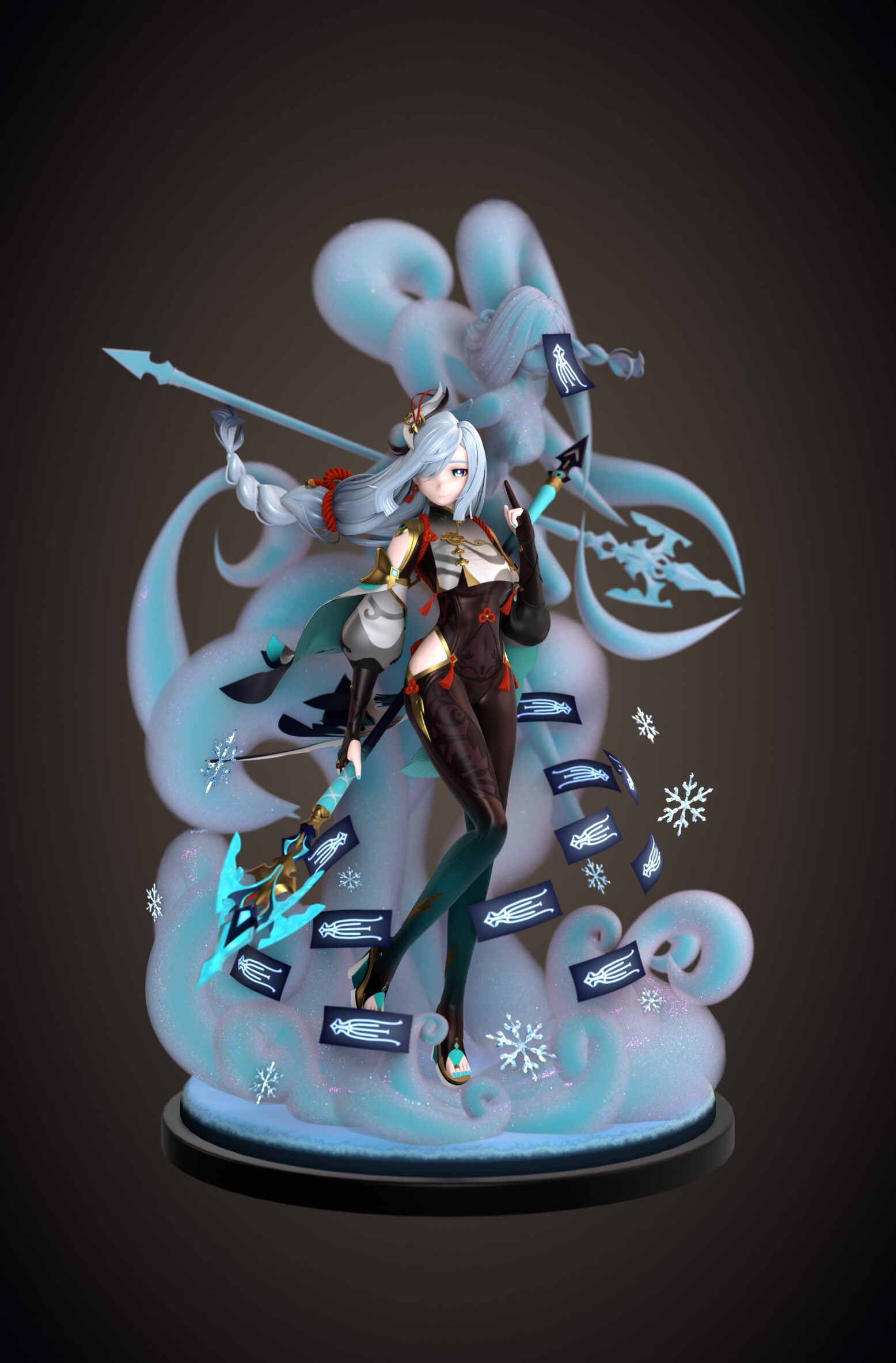 ArtStation - Shenhe Figure STL file for 3D printing | Resources