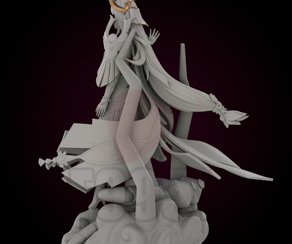 ArtStation - Raiden Shogun Figure STL file for 3D printing | Resources