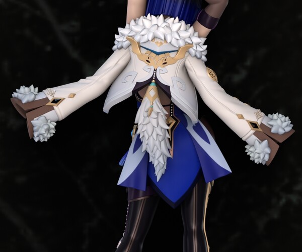 ArtStation - Yelan Figure STL file for 3D printing | Resources