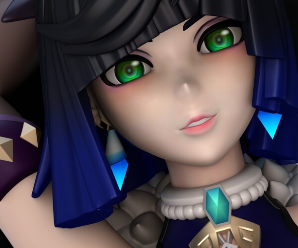 ArtStation - Yelan Figure STL file for 3D printing | Resources