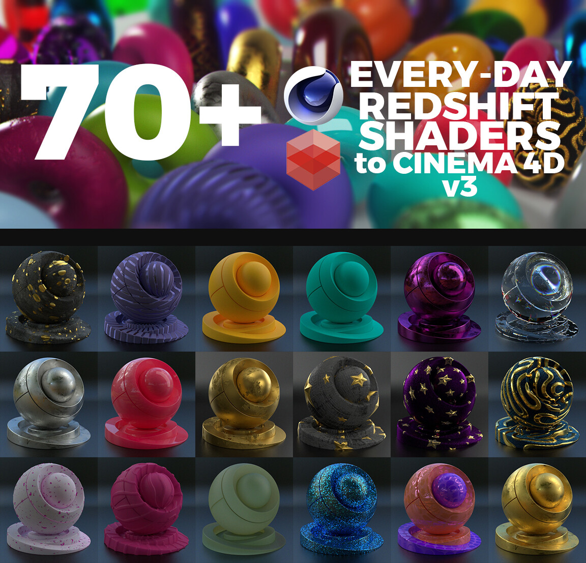 Artstation 70 Redshift Shader To C4d Every Day V3 Resources 7773